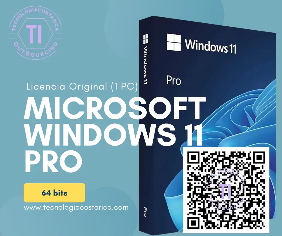 Microsoft Windows 11 Pro – Licencia Original (1 PC)